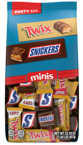 Mix Chocolates Snickers, Twix, Milky Way, 3 Musketeers Minis – SUPER USA MX