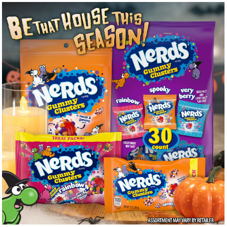 Dulces NERDS Spooky Gummy Clusters 30-Pack Edición Halloween – SUPER USA