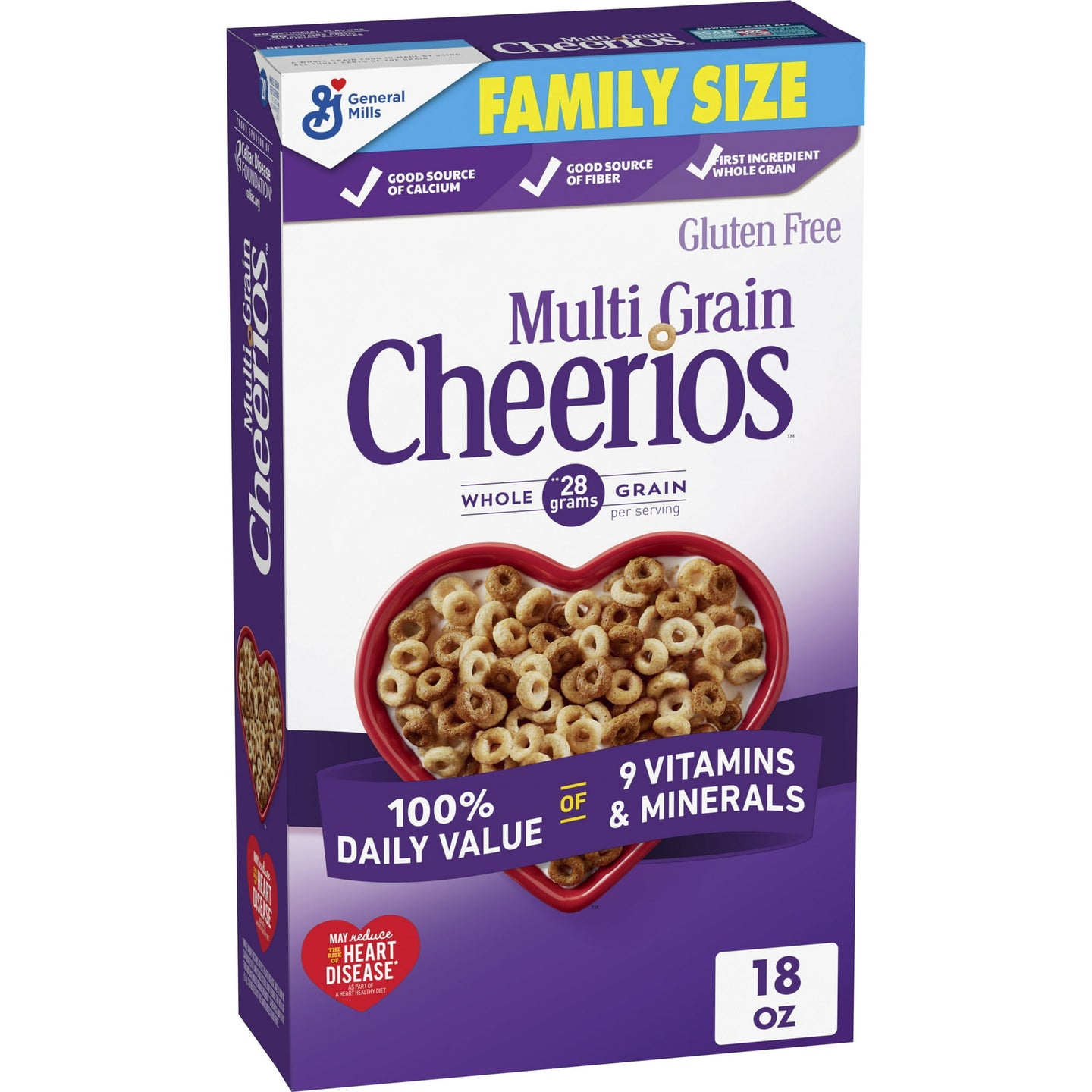 Cheerios Cereal Multigrano, Family Size 18 OZ – SUPER USA