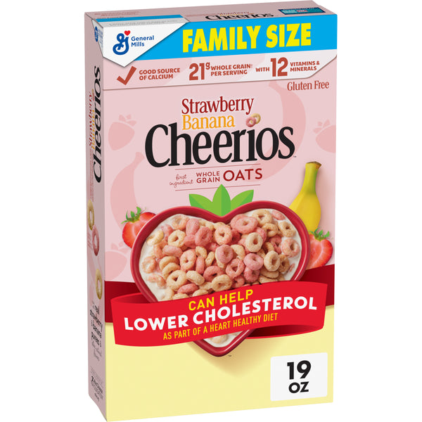 Cheerios de Fresa y Plátano, Tamaño Familiar, 19 OZ – SUPER USA MX